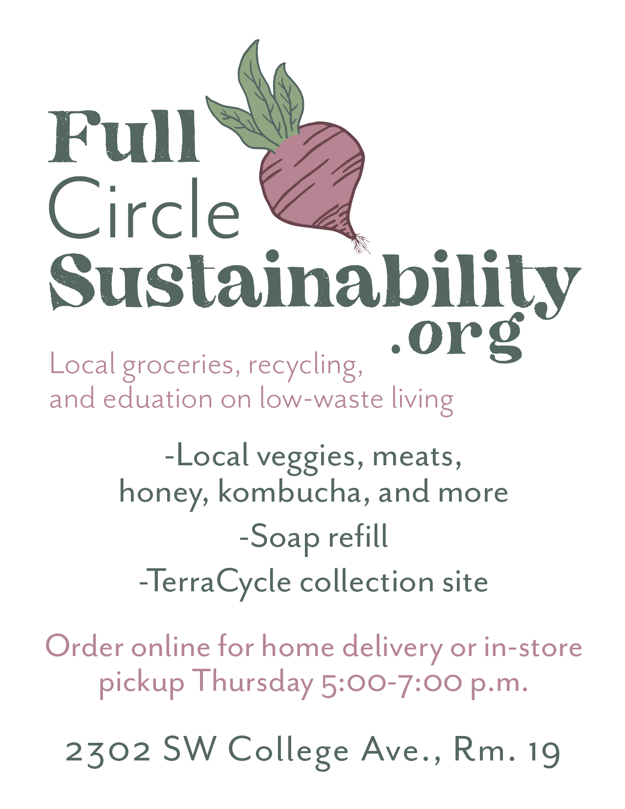 Flyers – Full Circle Sustainability